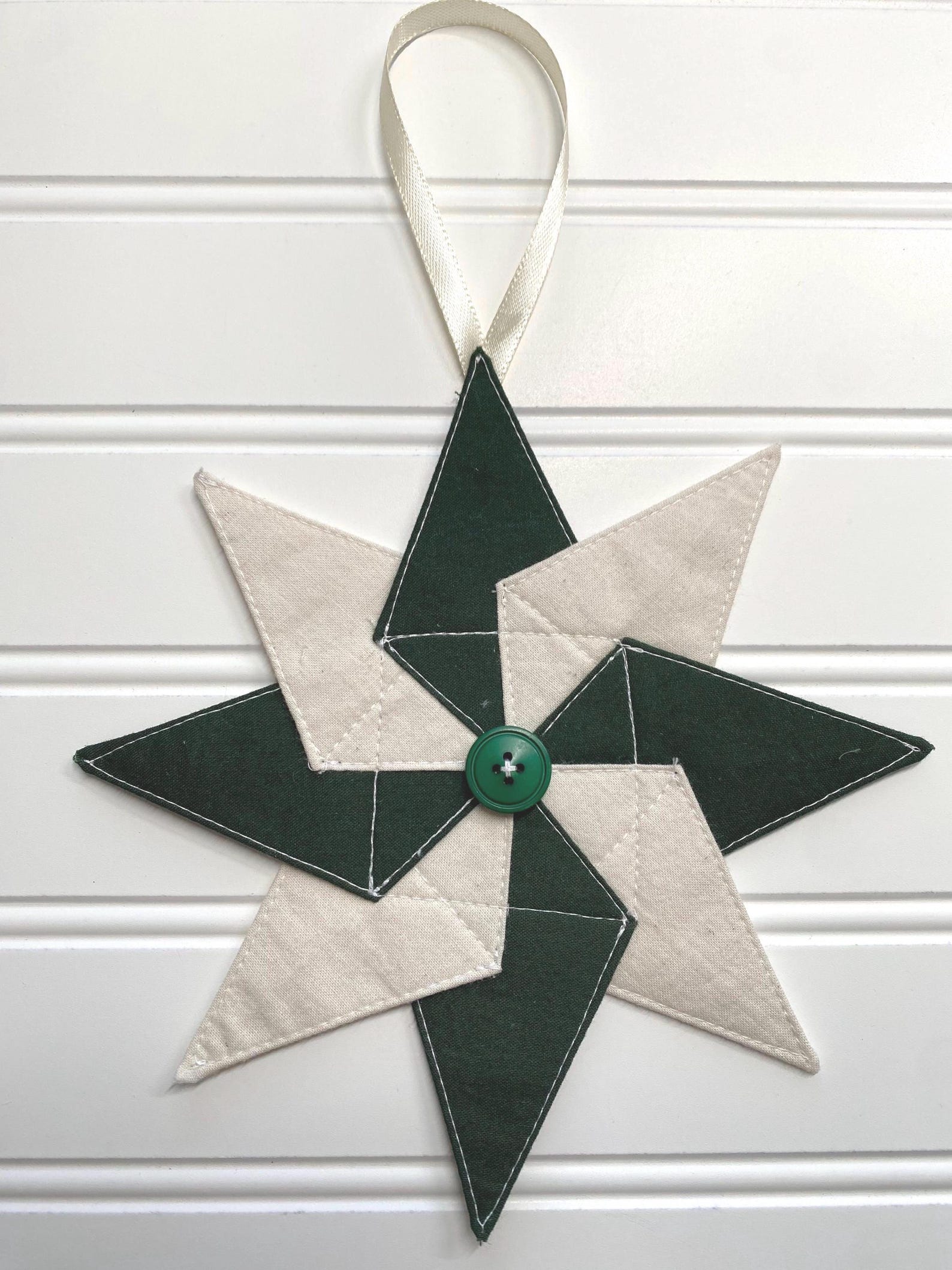Handmade Christmas Star Ornament: Holiday Tree Decor - Etsy