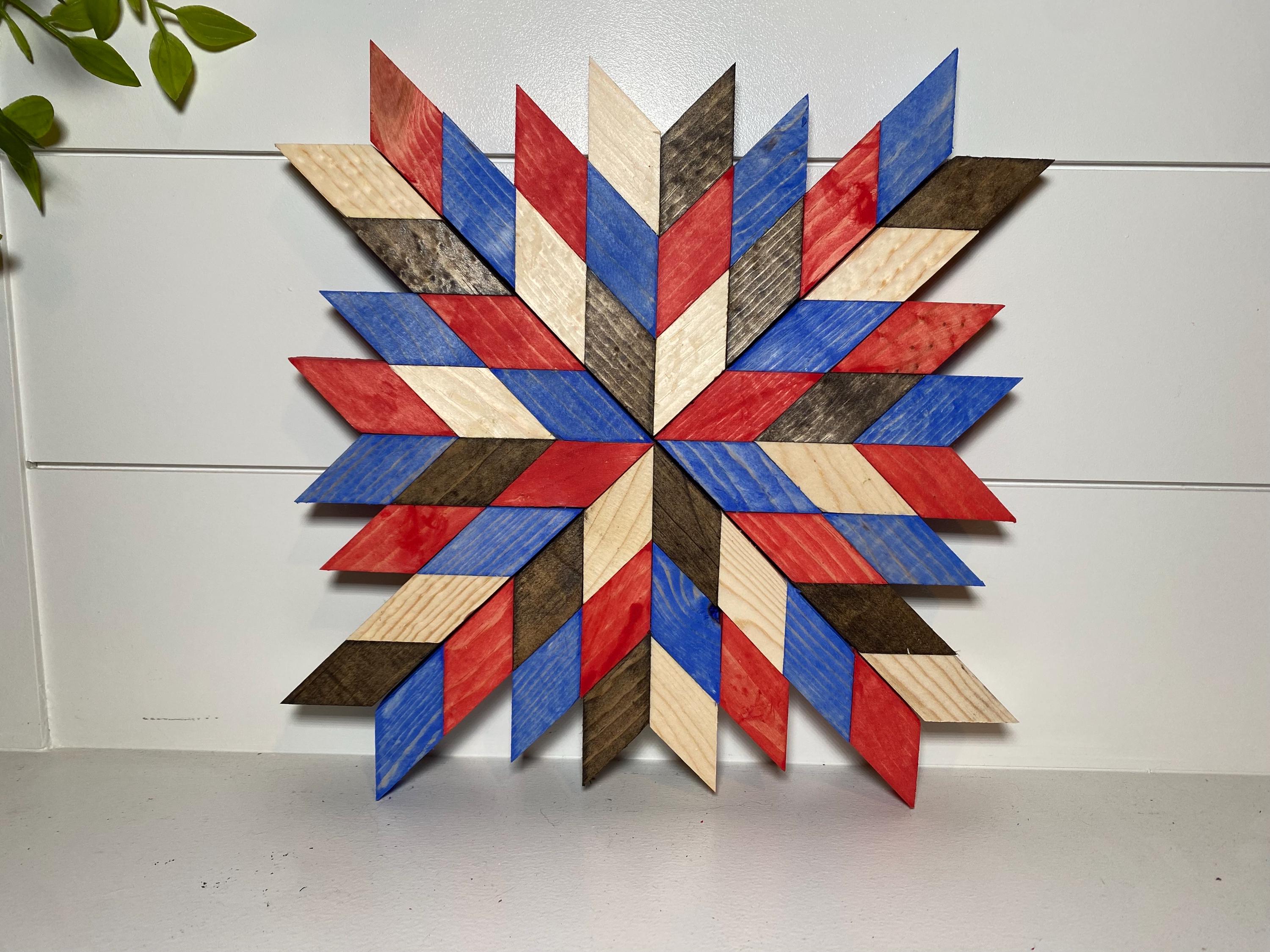 Wood Quilt Block | Barn Quilt | Gift for Quilter | Wall Decor ...