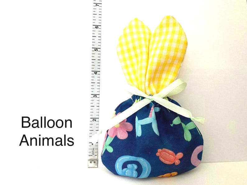 Handmade Cotton Easter Bunny Treat Bag: Reusable Spring Gift - Etsy