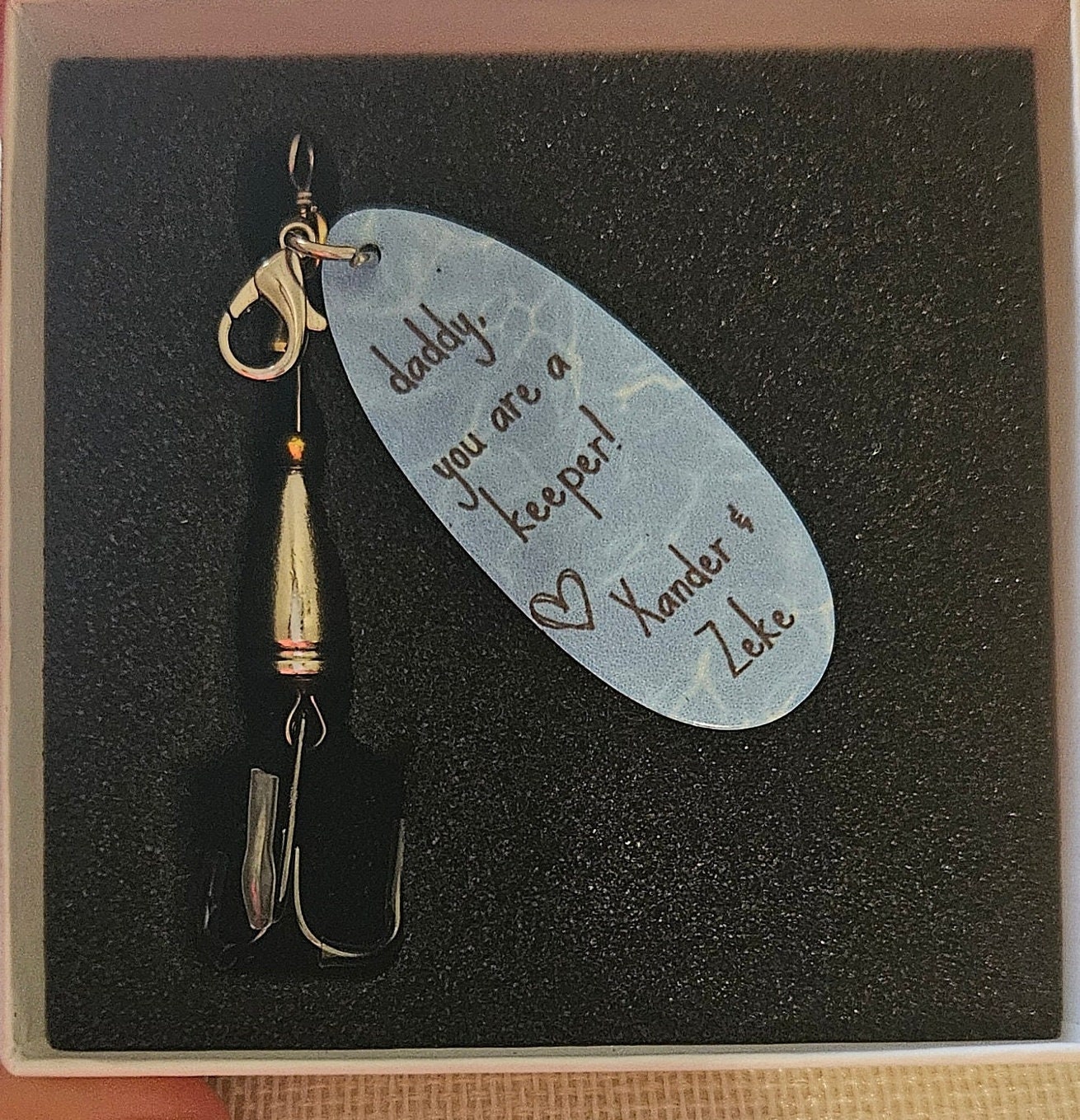 Anniversary Gift for Husband, Gift for Fisherman, My Best Catch, Gift ...