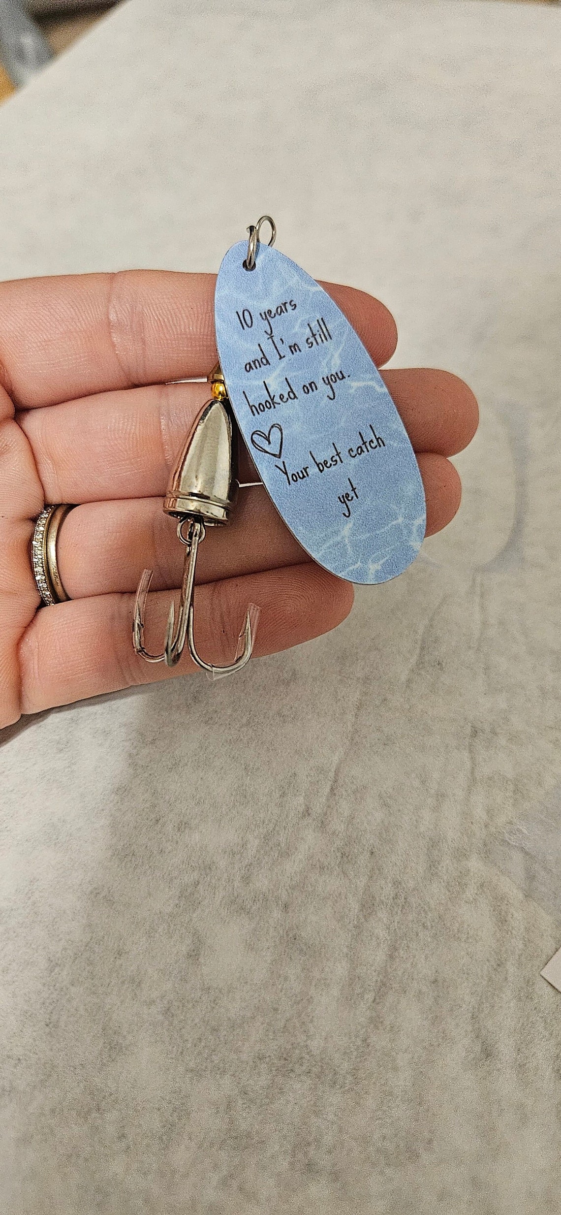 Anniversary Gift for Husband, Gift for Fisherman, My Best Catch, Gift ...