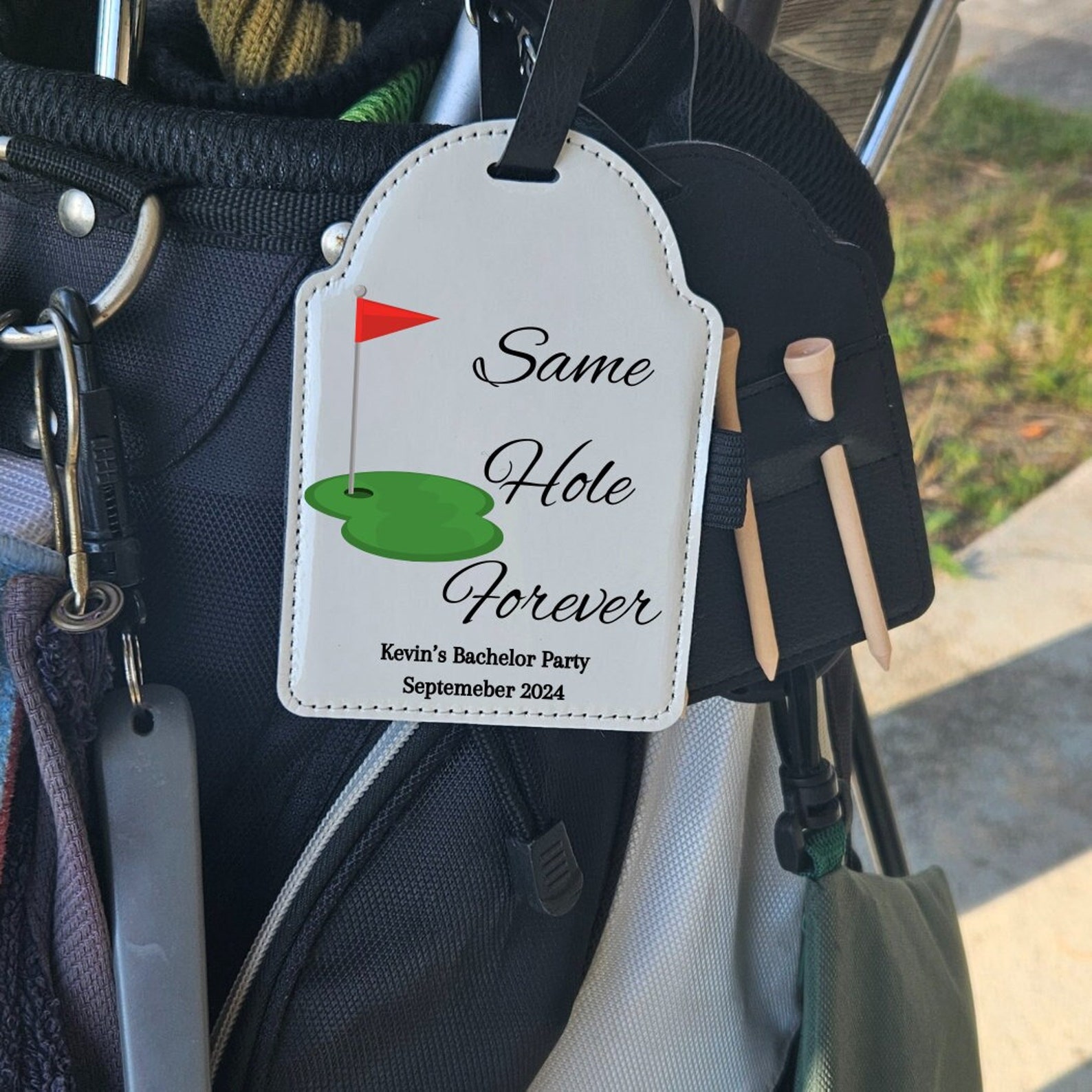 Same Hole Forever Bachelor Party, Golf Bachelor Party Favor, Funny Personalized Favors, Golf Bag ...