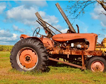 1940 CASE Flambeau Red Farm Tractor Vintage Print Ad - Etsy