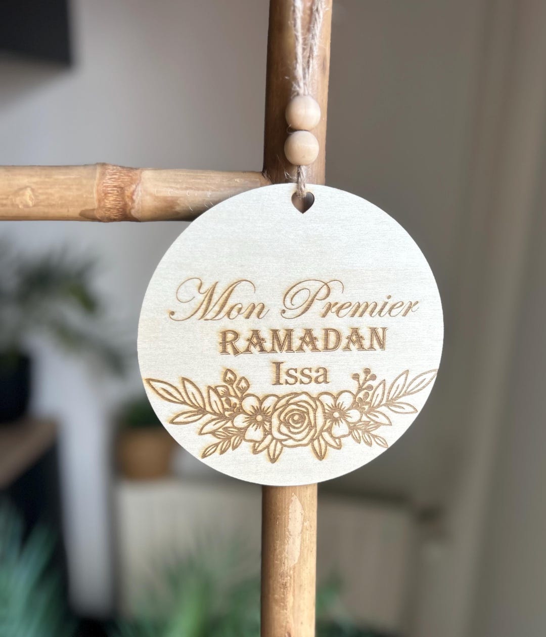 My First Ramadan Wooden Milestone Disc Ramadan Baby Wooden Card Ramadan ...