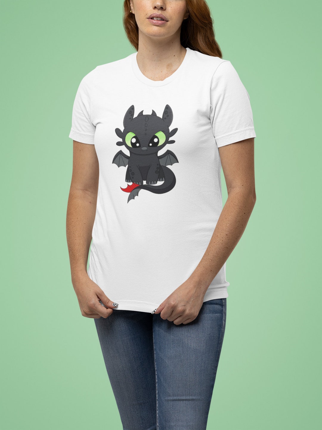 Toothless and Light Fury Couple Tee, Set of 2, How to Train Your Dragon ...