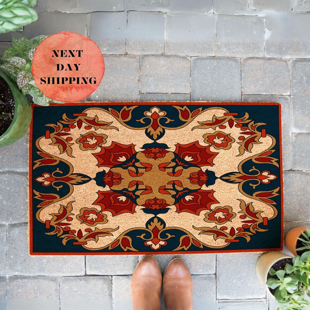 Vintage Doormat, Baroque Style Doormat, Elegant Home Decor ...