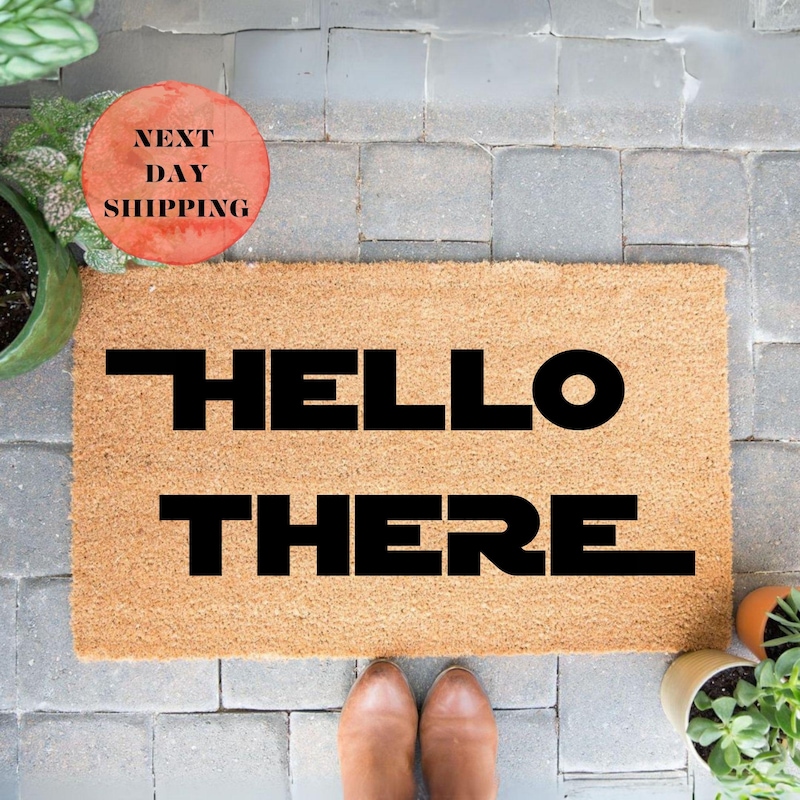 Hello Doormat - Etsy