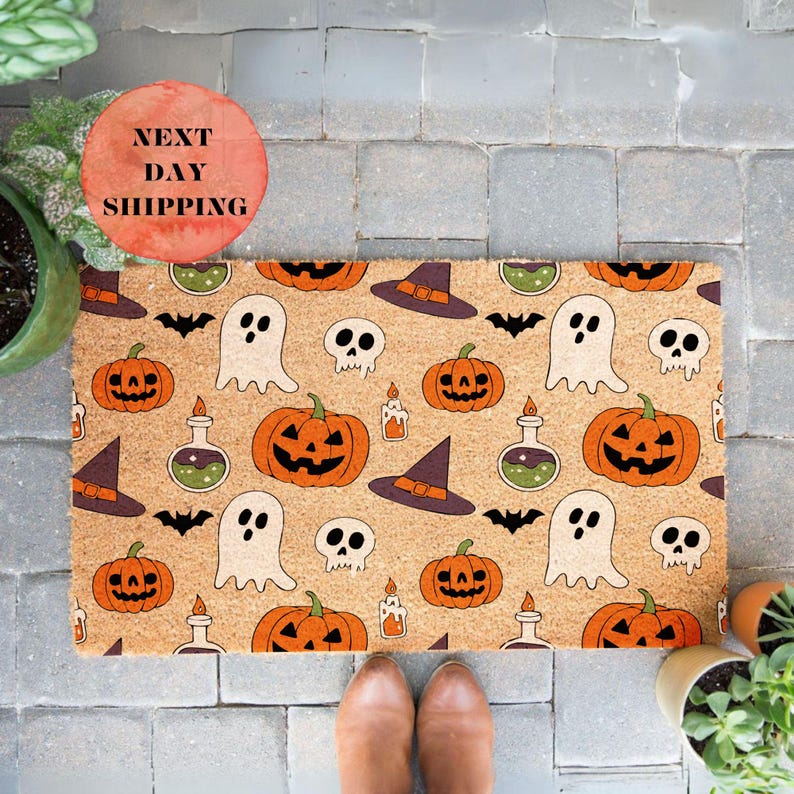 Funny Halloween Doormat, Fall Decor, Halloween Welcome Mat, Halloween ...