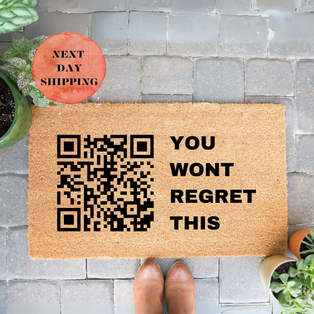 Rick Astley Rick Roll, Front Door Decor, Welcome Doormat, New Home Gift ...