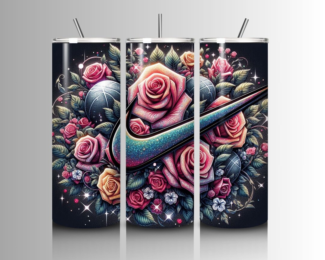 Black With Roses, Nike, PDF, Digital Download, AI, High Quality ...