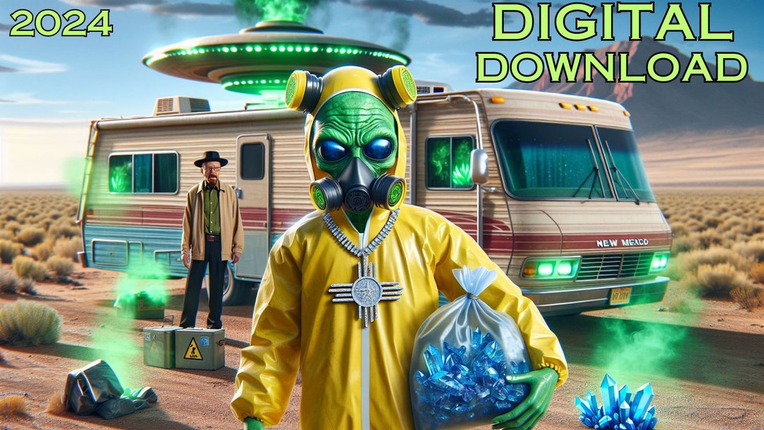 Breaking Bad, Alien, UFO, New Mexico, Bling, RV, Sublimation - Etsy