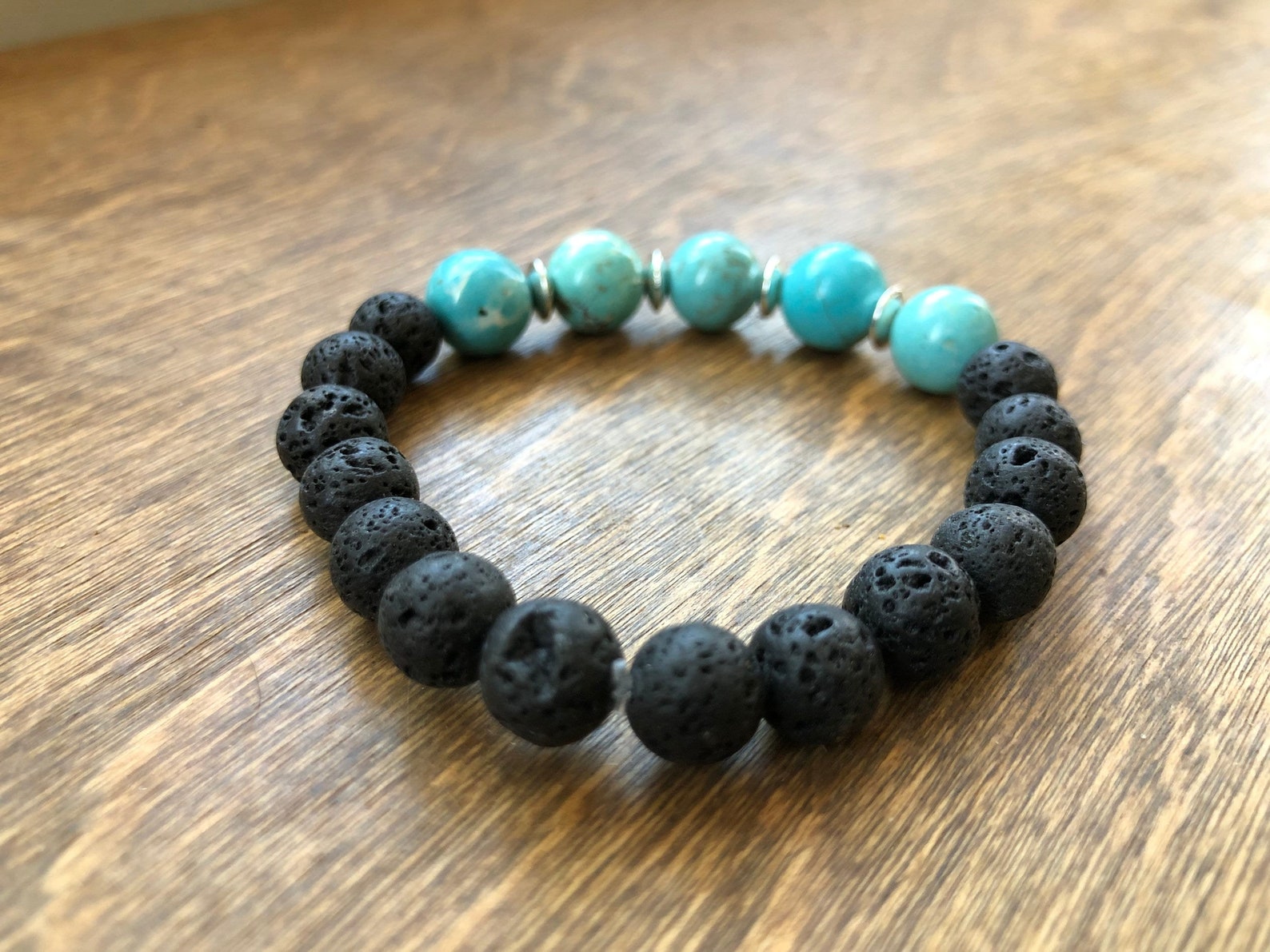 Lava Bead Diffuser Bracelet | Balance Bracelet | Essential Oil Diffuser ...