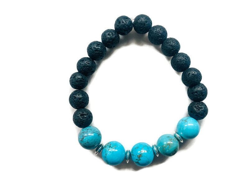 Lava Bead Diffuser Bracelet | Balance Bracelet | Essential Oil Diffuser ...