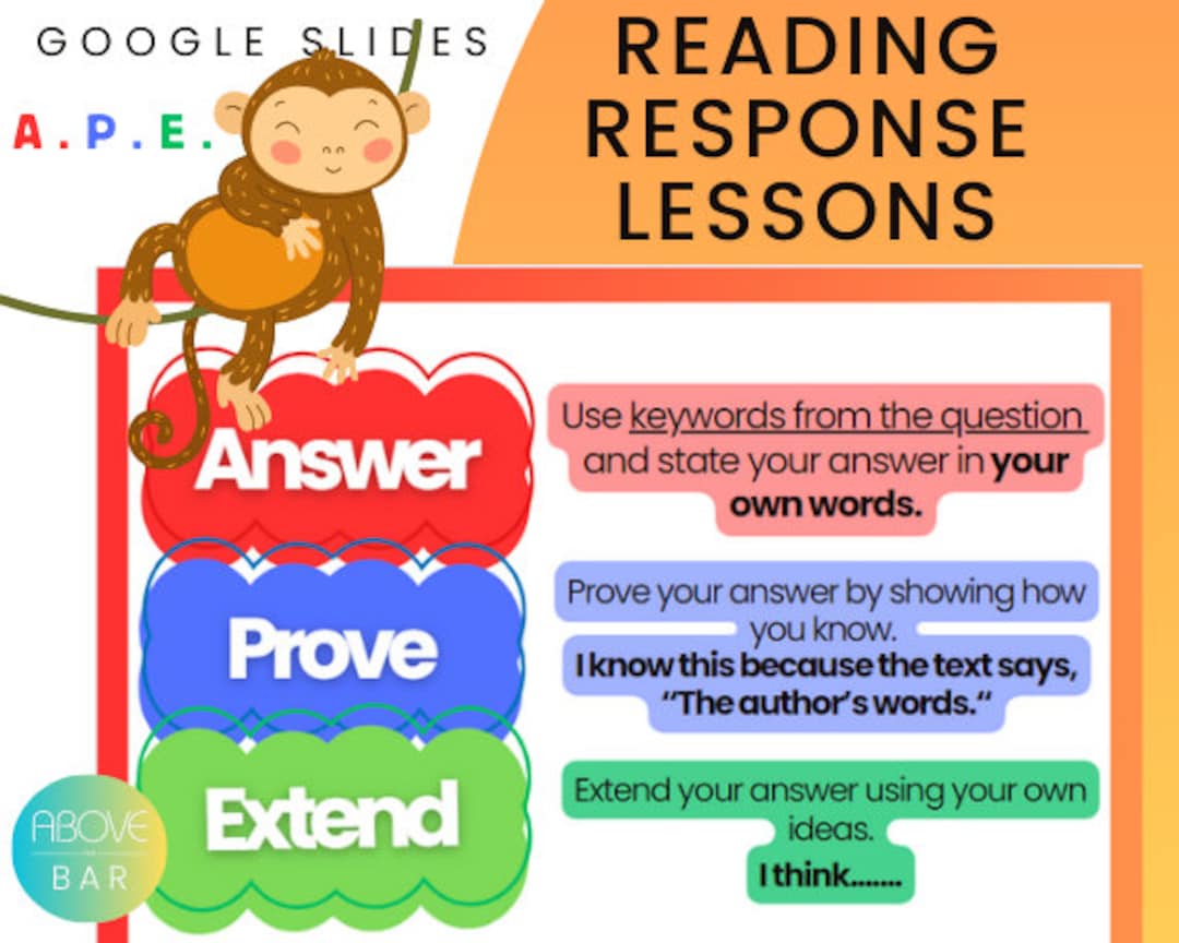 Reading Response Lessons - APE Strategy - EQAO Prep - Full Texts and ...