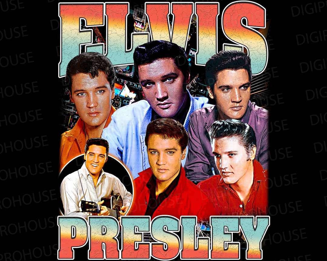 Elvis Presley Png , Elvis Presley Bootleg Tee Design, Ready to Print ...
