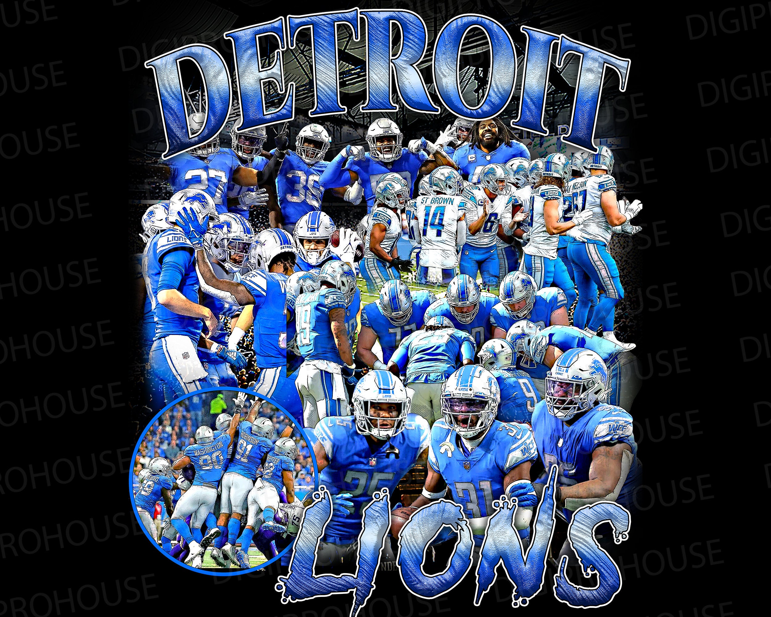 Detroit Football Lions PNG Digital Download Cricut & Silhouette Cut ...