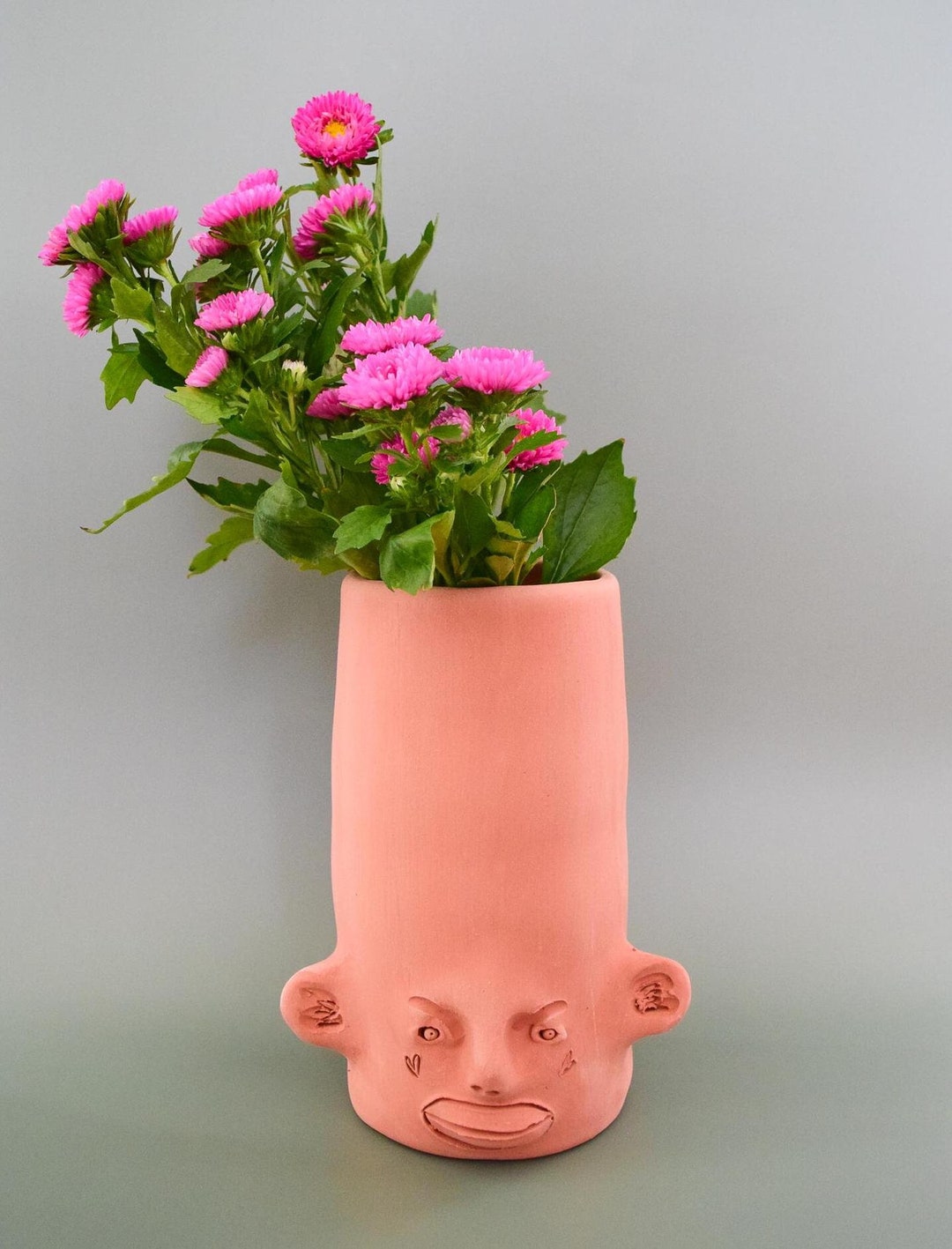 Handcrafted Clay Planter "broccoli" - Etsy
