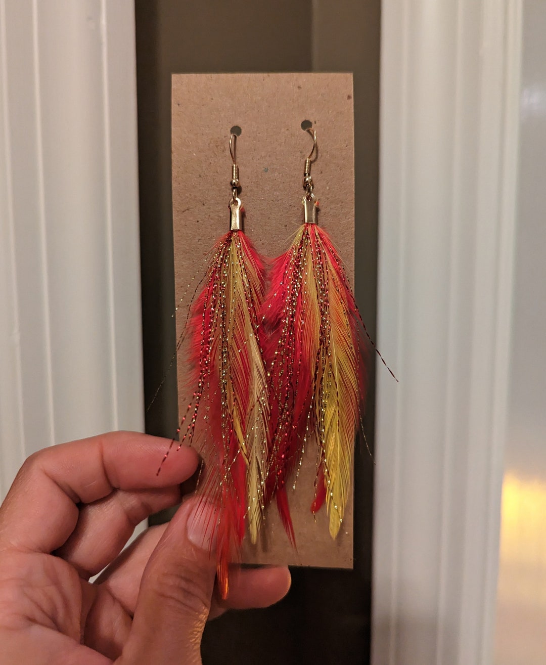 Kansas City Chiefs Inspired Earrings • Chiefs + Swiftie Color Inspired ...