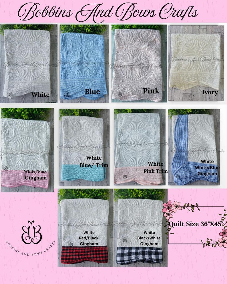 Christian Personalized Baby Quilt, Keepsake Blanket, Personalized ...