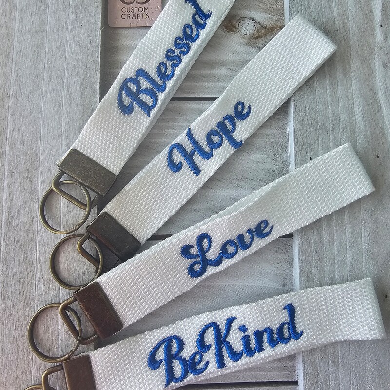 Key Fob With Words - Etsy