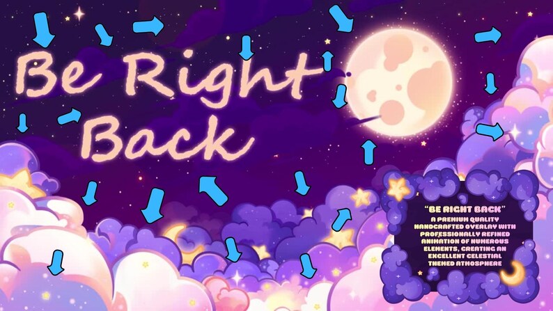 Animated Stream Screens - Cozy Celestial: Animated Twitch Screens ...
