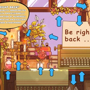 Animated Stream Screens Cozy Cat Animated Twitch Screens Starting Soon ...