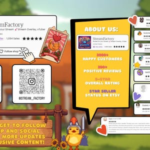 Pixel Farm Twitch Overlay Bundle – Cozy Duck Stream Pack – Animated ...