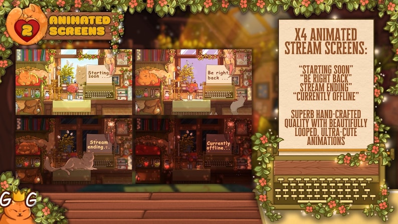 Ultimate Stream Overlay MASTERPACK - Cute Cats: All-in-one Stream Kit ...