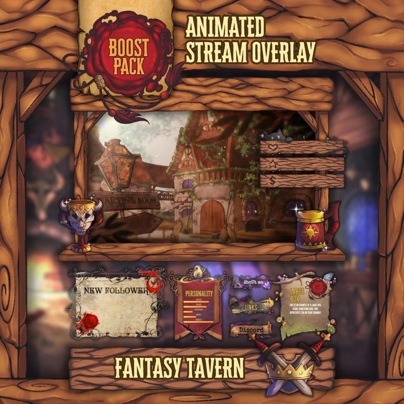 Anime Stream Scene Packs - Etsy