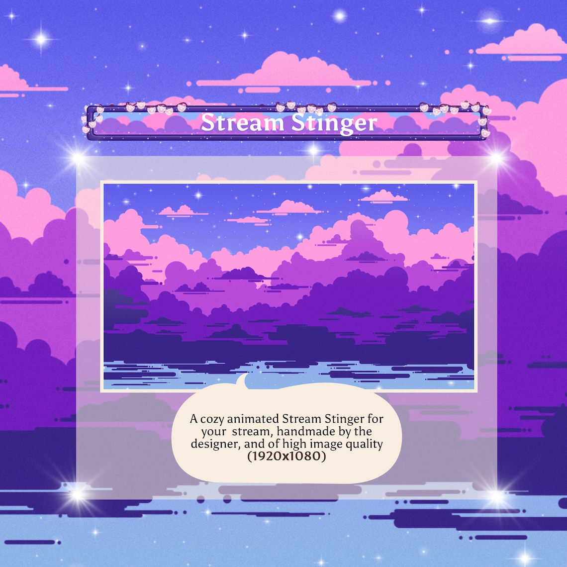 Animated Stream Overlay: Cozy Overlay, Cat Stream Pack, Cottagecore ...