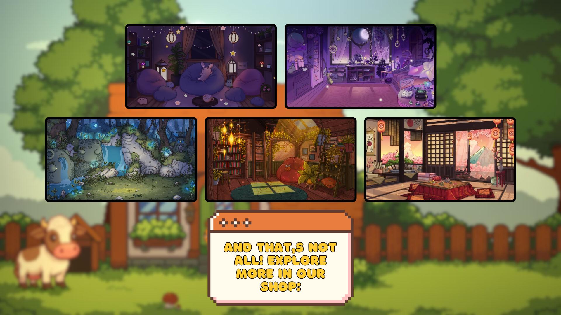 Vtuber Background Pixel Farm Animated Vtuber Background Vruber Asset ...