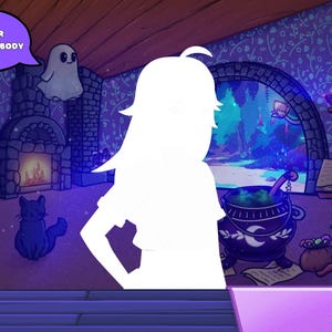 Vtuber Background Halloween Animated Vtuber Background Witch Vruber ...