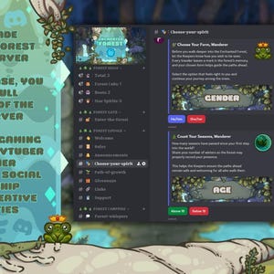 Fully Set up Enchanted Forest Discord Server | Magic Template | Pre ...