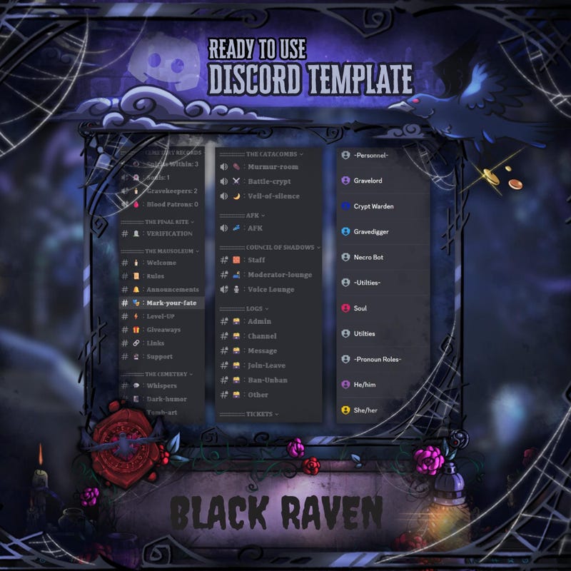 Black Discord Banner - Etsy