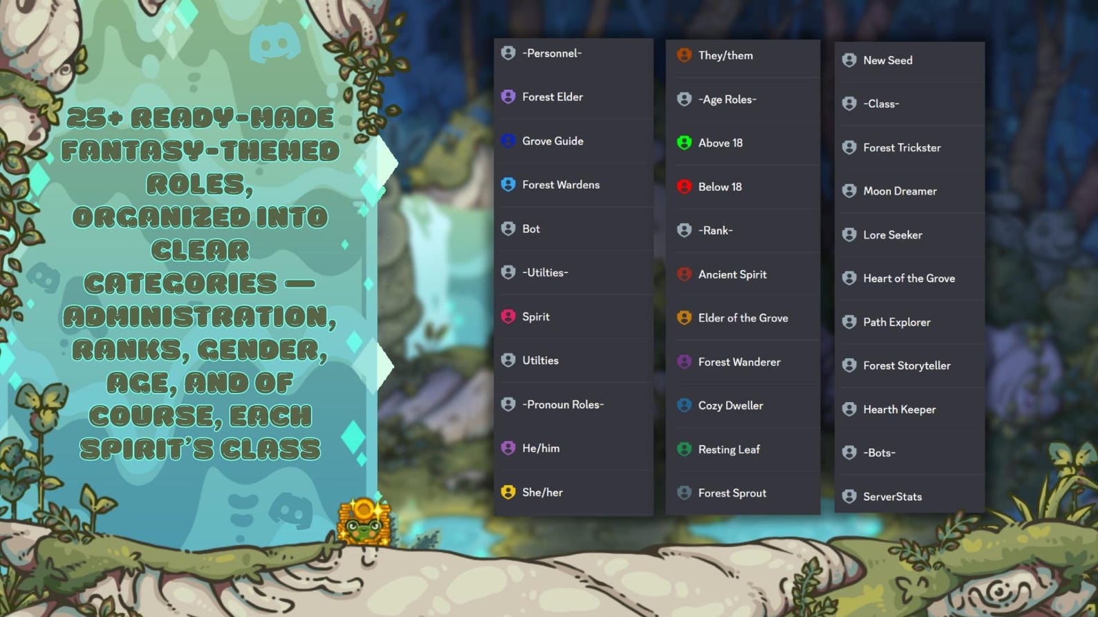 Enchanted Forest Discord Server Template | Pre-made Forest Aesthetic ...
