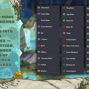Enchanted Forest Discord Server Template | Pre-made Forest Aesthetic ...
