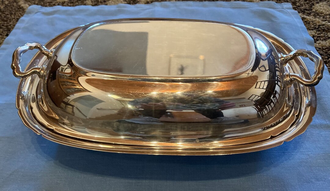 Reed & Barton Mayflower Pattern Covered Silverplate Vegetable Dish - Etsy