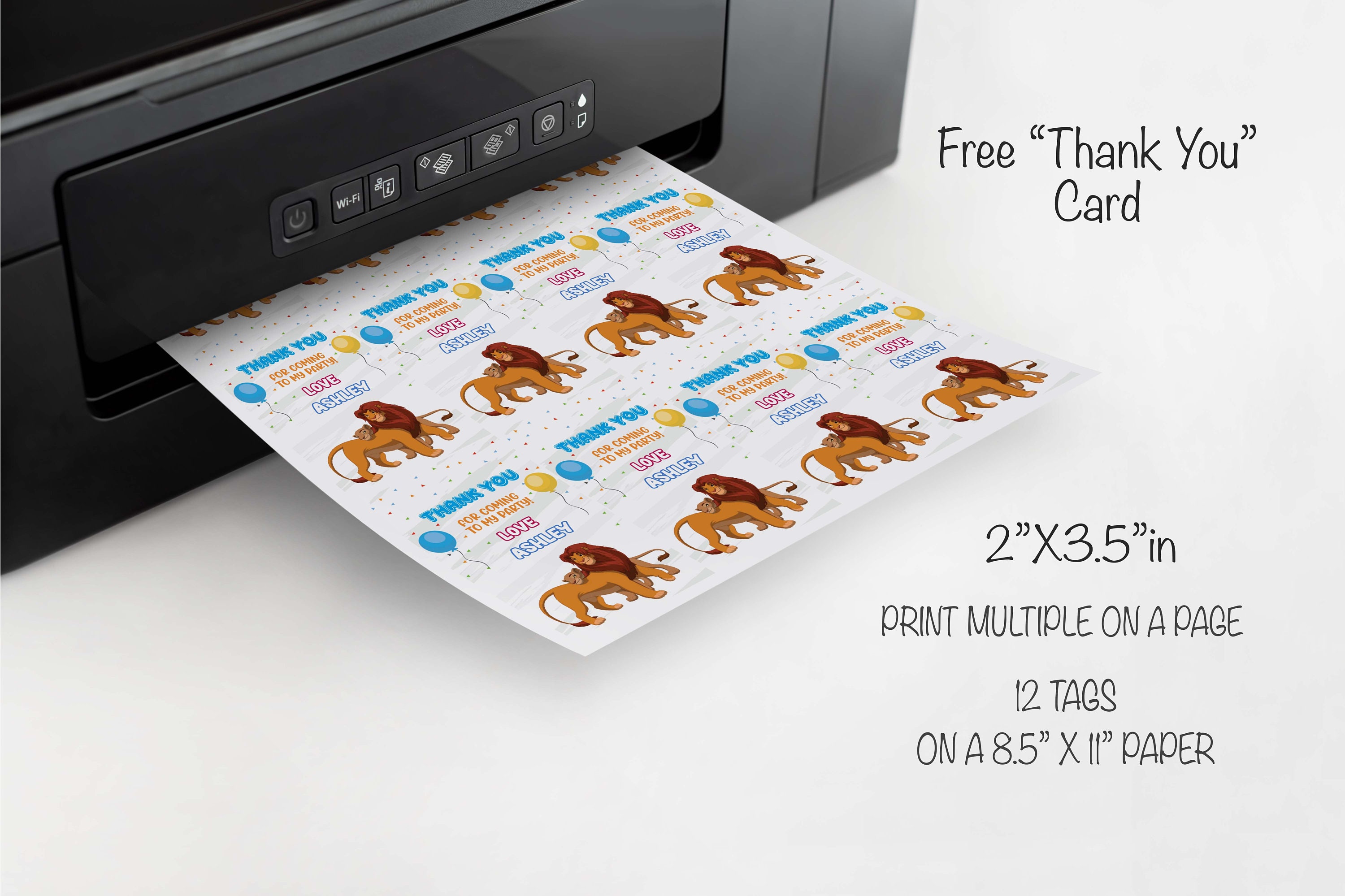 Editable Lion King Birthday Invitation, Simba Birthday Invitation ...