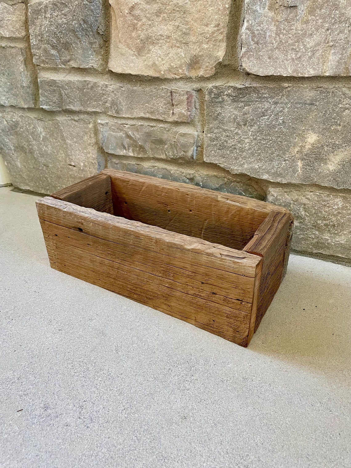 Rustic Wooden Box: Plant Box, Utensil & Seasoning Holder - Etsy