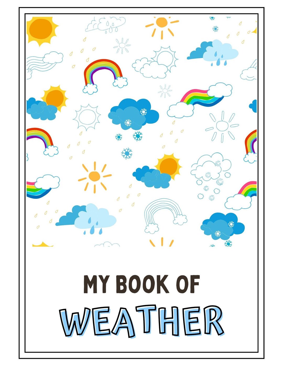 My Book of Weather - Etsy
