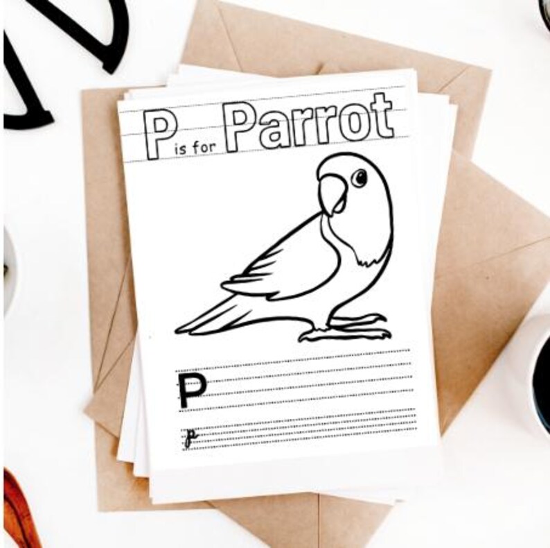 Alphabet Printable Sheets for Toddlers and Kids. - Etsy