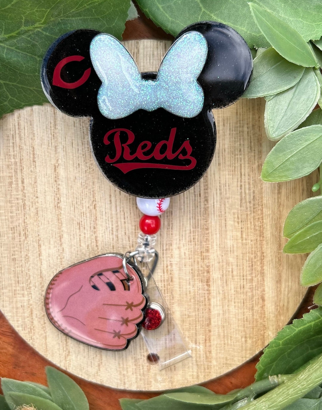 Baseball Badge Reels/reds Badge Reels/sports Badge Reels/nurse Badge ...