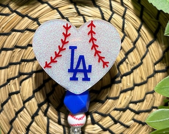 Baseball Badge Reels/la Badge Reels/sports Badge Reels/nurse Badge ...