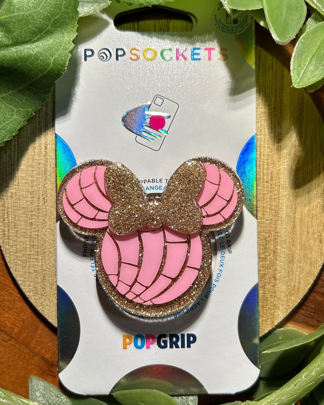 Concha Mouse Head Phone Grip/concha Phone Grip/mouse Head Phone Grip ...