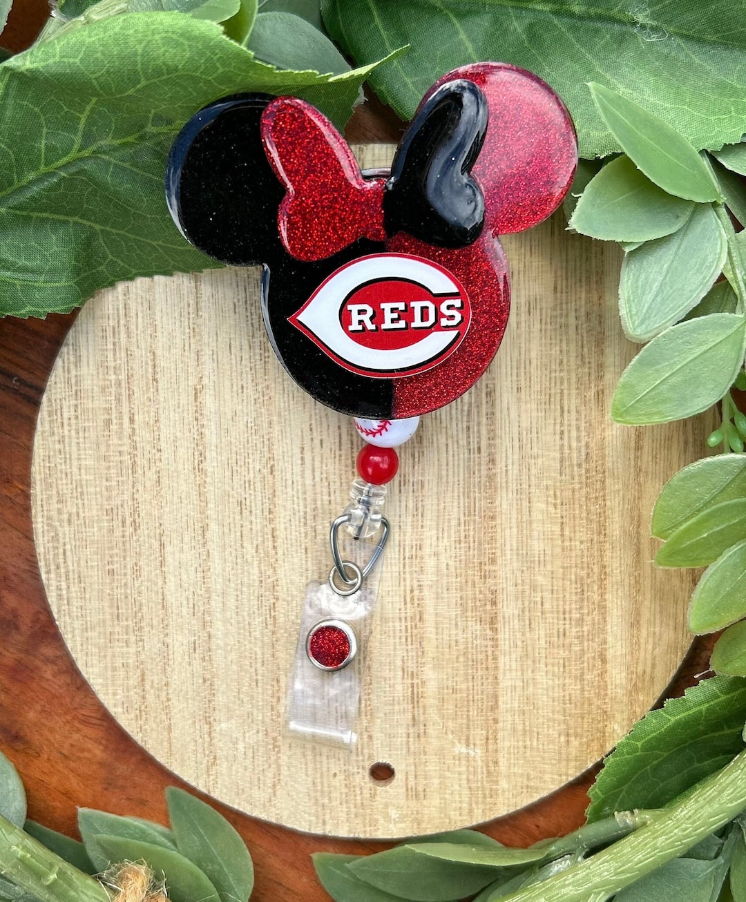 Baseball Badge Reels/reds Badge Reels/sports Badge Reels/nurse Badge ...