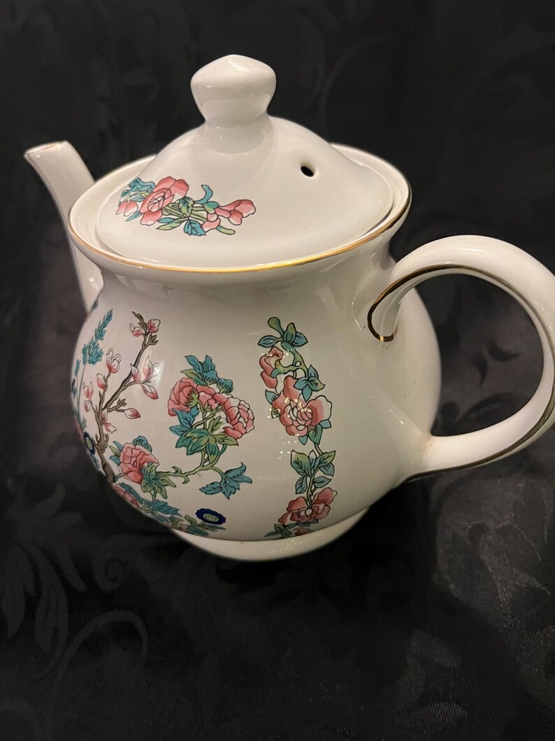 Sadler Indian Tree Teapot - Etsy
