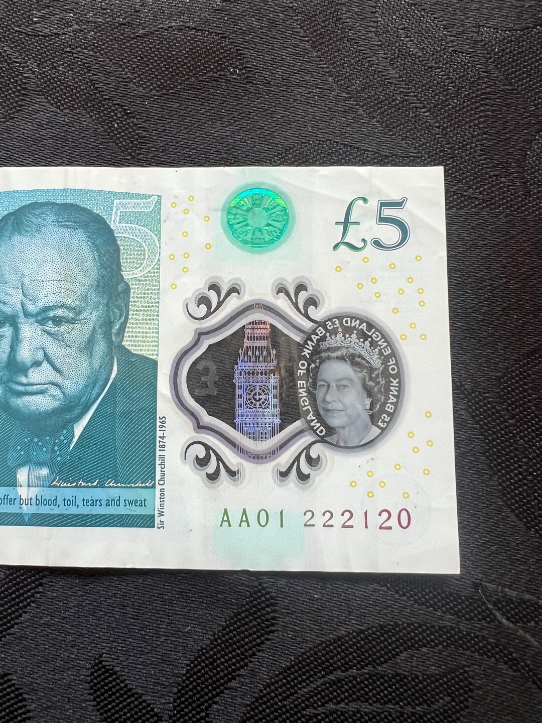 Rare AA01 222120 Five Pound Note Circulated - Etsy