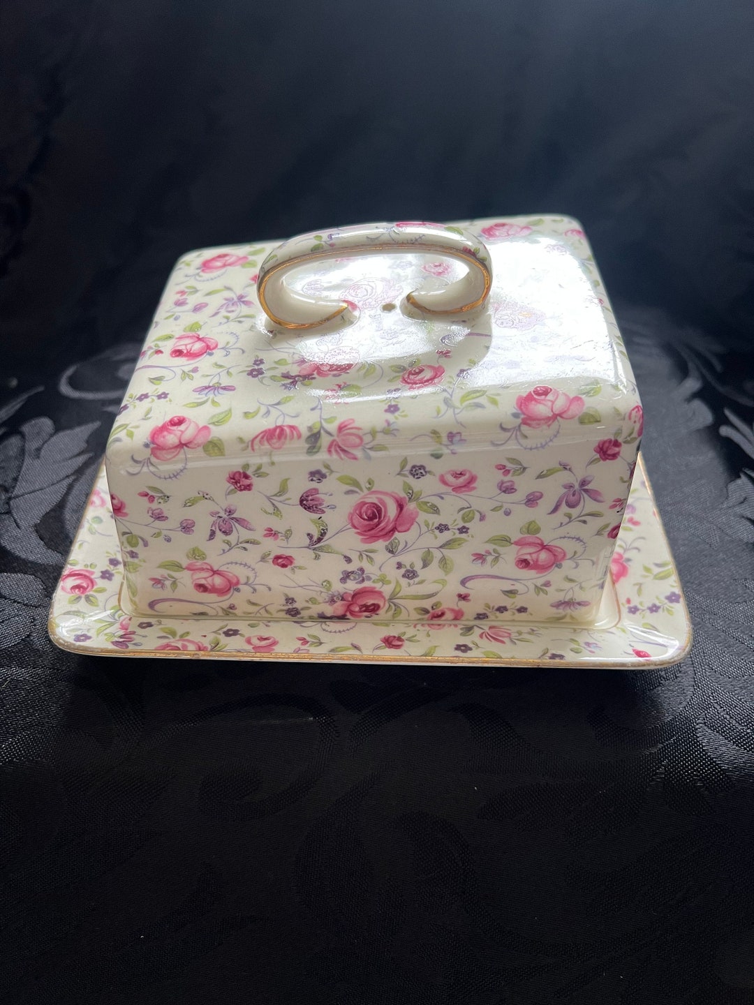 Royal Winton Vintage Butter Dish - Etsy