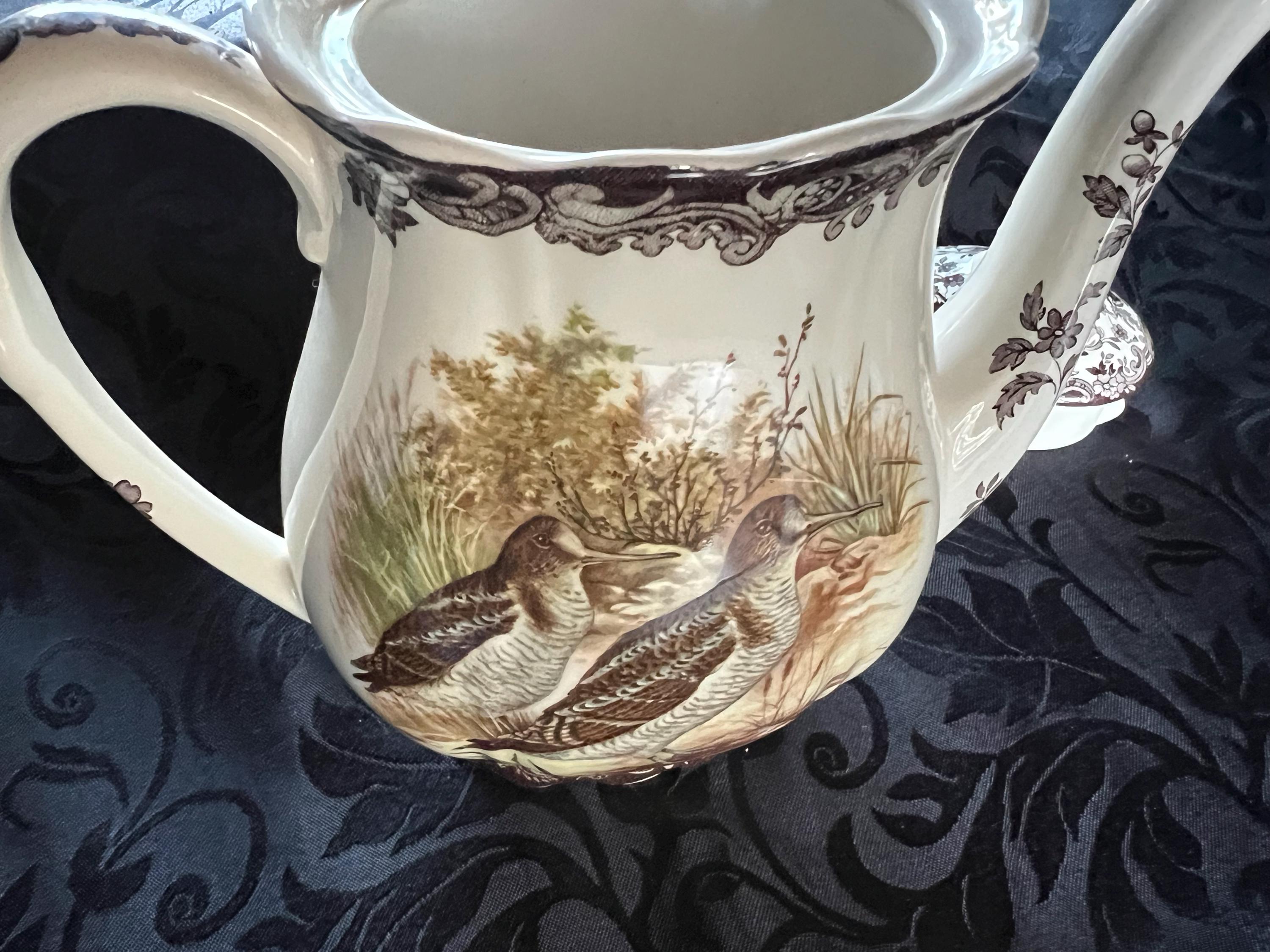 Royal Worcester Group Game Series Palissy Coffee Pot - Etsy