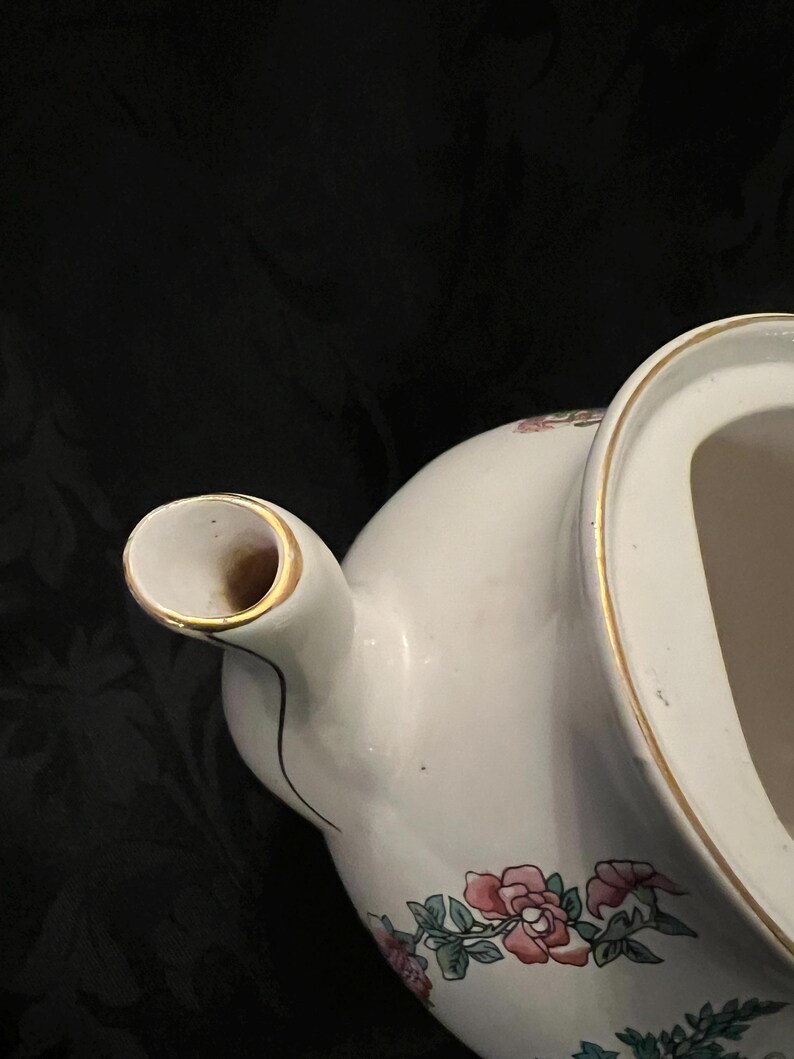 Sadler Indian Tree Teapot - Etsy